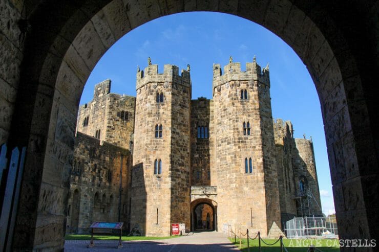 El castillo de Alnwick, escenario de Harry Potter y Downton Abbey